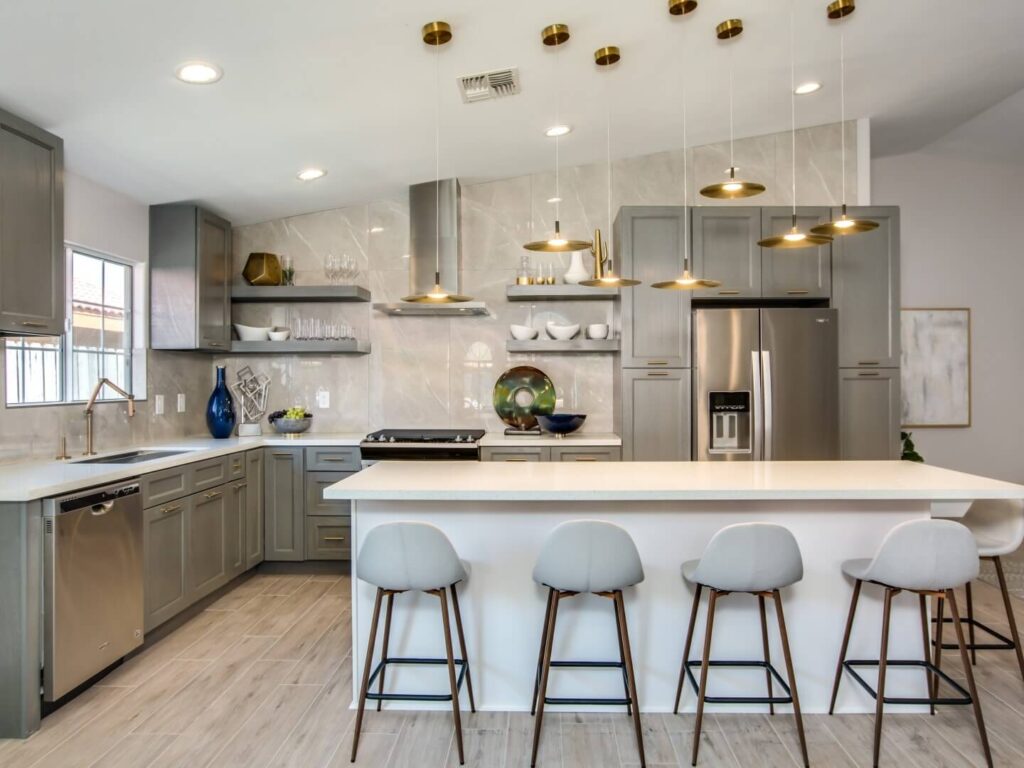 Stone Grey - Shaker Kitchen Cabinets