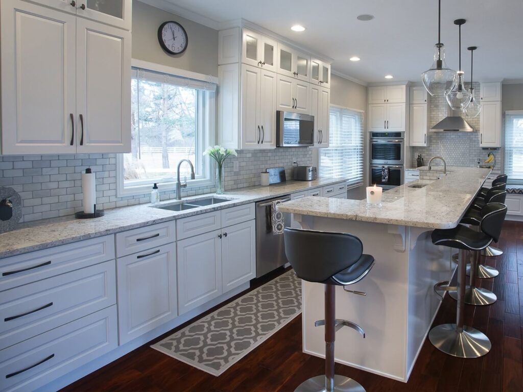 Frost White - Shaker Kitchen Cabinets